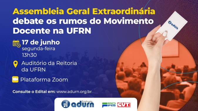 Assembleia Geral Extraordinária debate os rumos do Movimento Docente na ...
